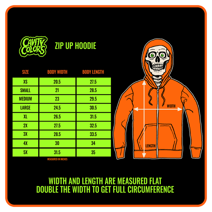 VALENTINE'S DAY NIGHTMARE - ZIP-UP HOODIE – CavityColors