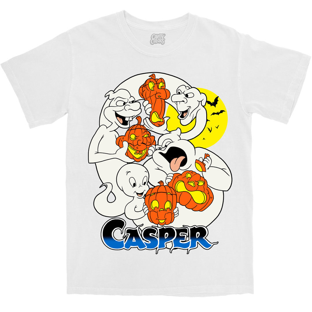 CASPER (95) HALLOWEEN PARTY - T-SHIRT - GHOSTLY WHITE (COMFORT COLORS ...
